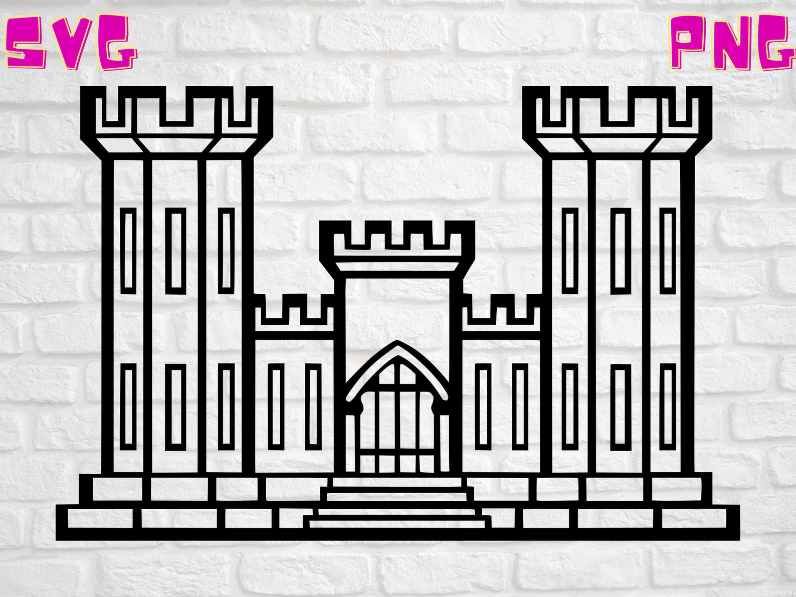 US Army Corps of Engineers Castle SVG Digital File Only SVG | Etsy