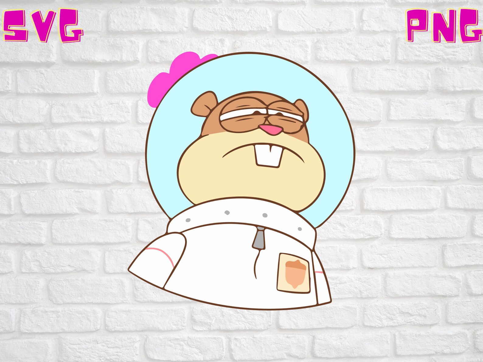 Sandy Cheeks Bold SpongeBob SquarePants Plankton SVG Digital | Etsy