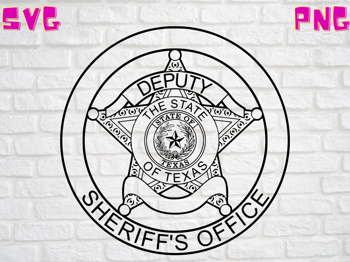 Deputy Sheriff Badge SVG Deputy Sheriff Badge SVG