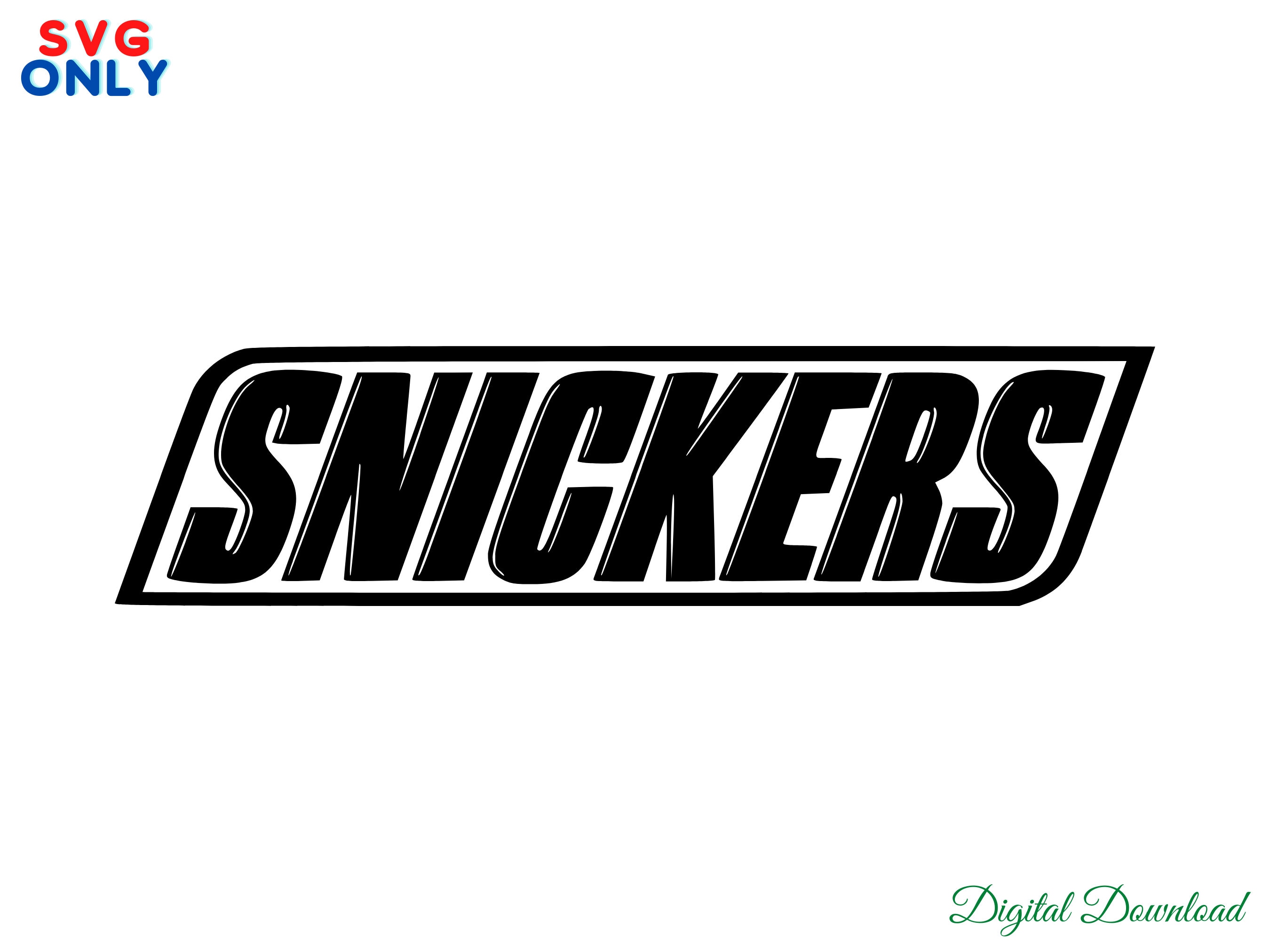 SNICKERS SVG Digital Download | Etsy