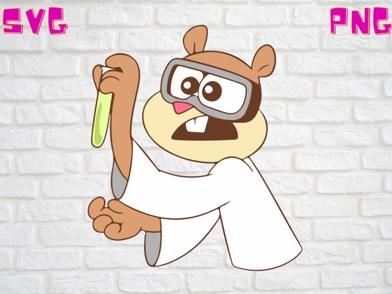 Sandy Cheeks Science SpongeBob SquarePants Plankton SVG | Etsy
