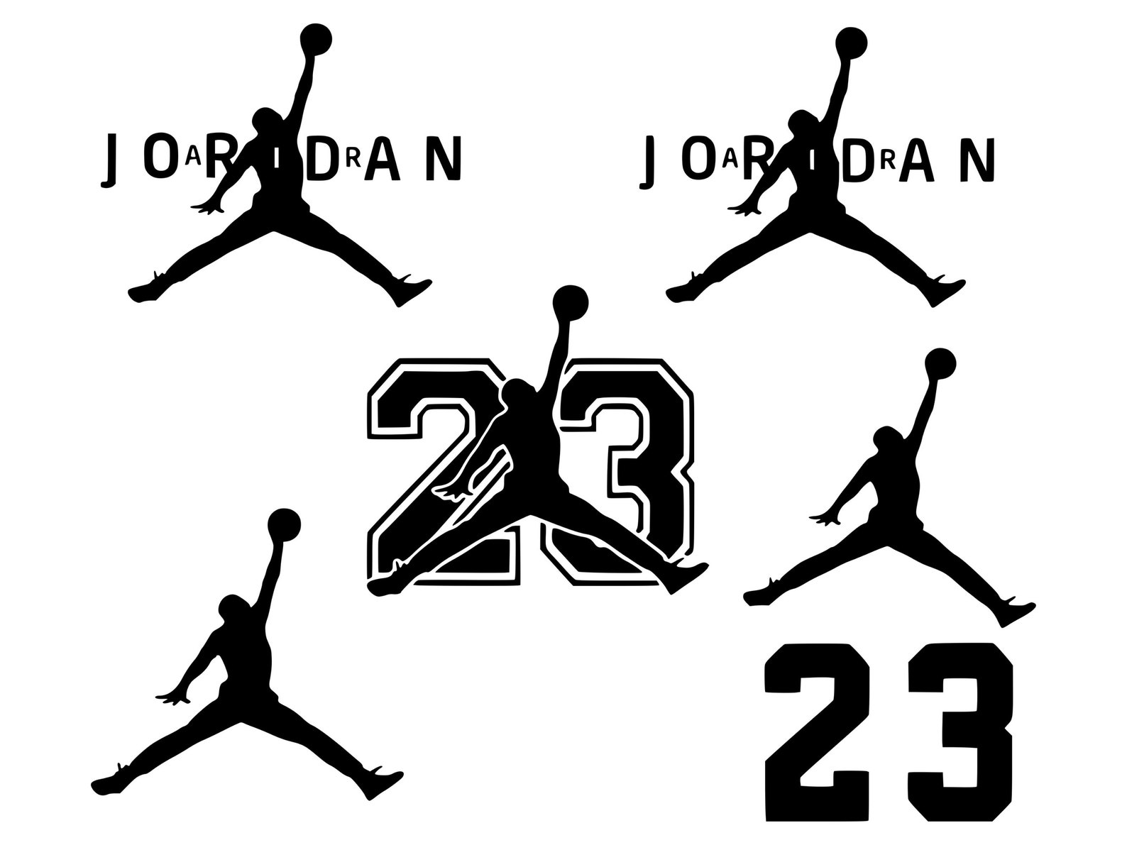 Jordan Jumpman Nike Air Bundle 23 Digital File Only SVG png | Etsy