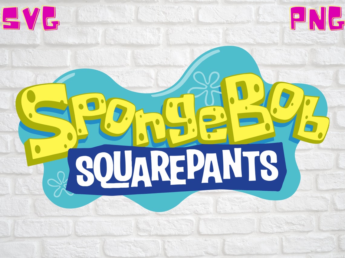 SpongeBob SquarePants Logo SVG Digital File Only SVG png | Etsy