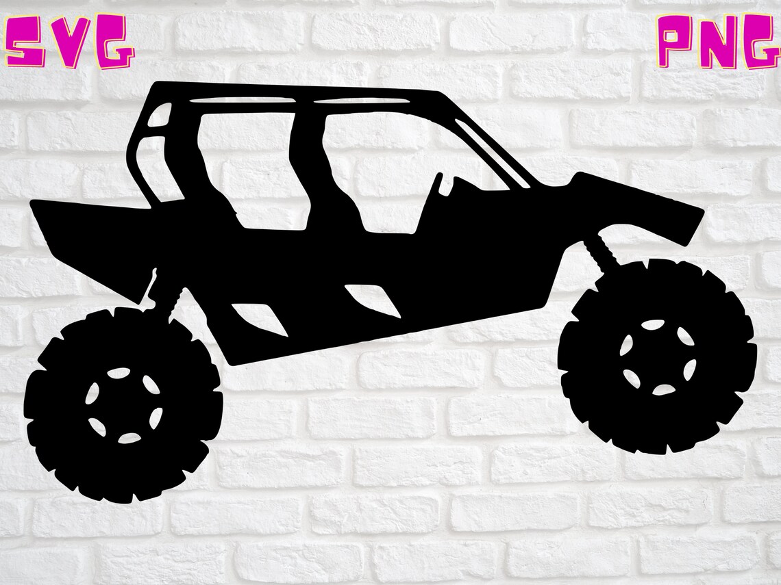 Side by Side 4 Door ATV SVG digital File Only SVG Png Cricut | Etsy