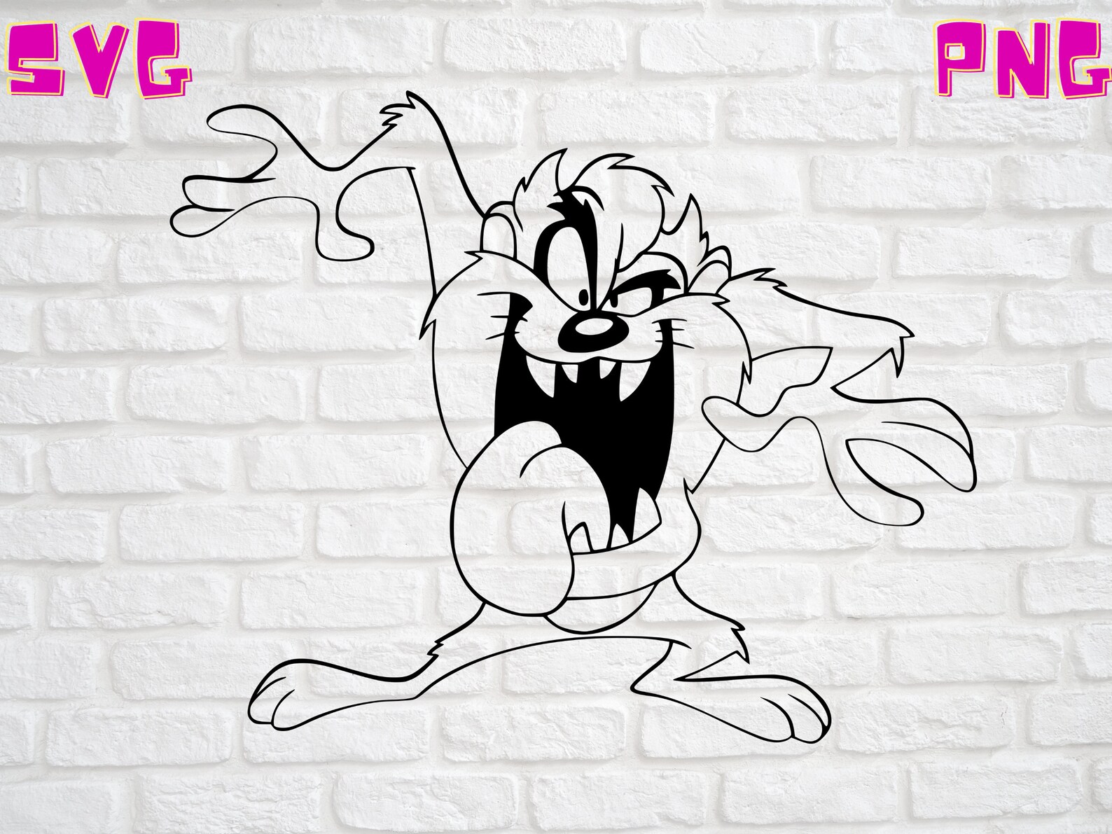 Looney Tunes Taz Tasmanian Devil SVG Digital File Only SVG | Etsy