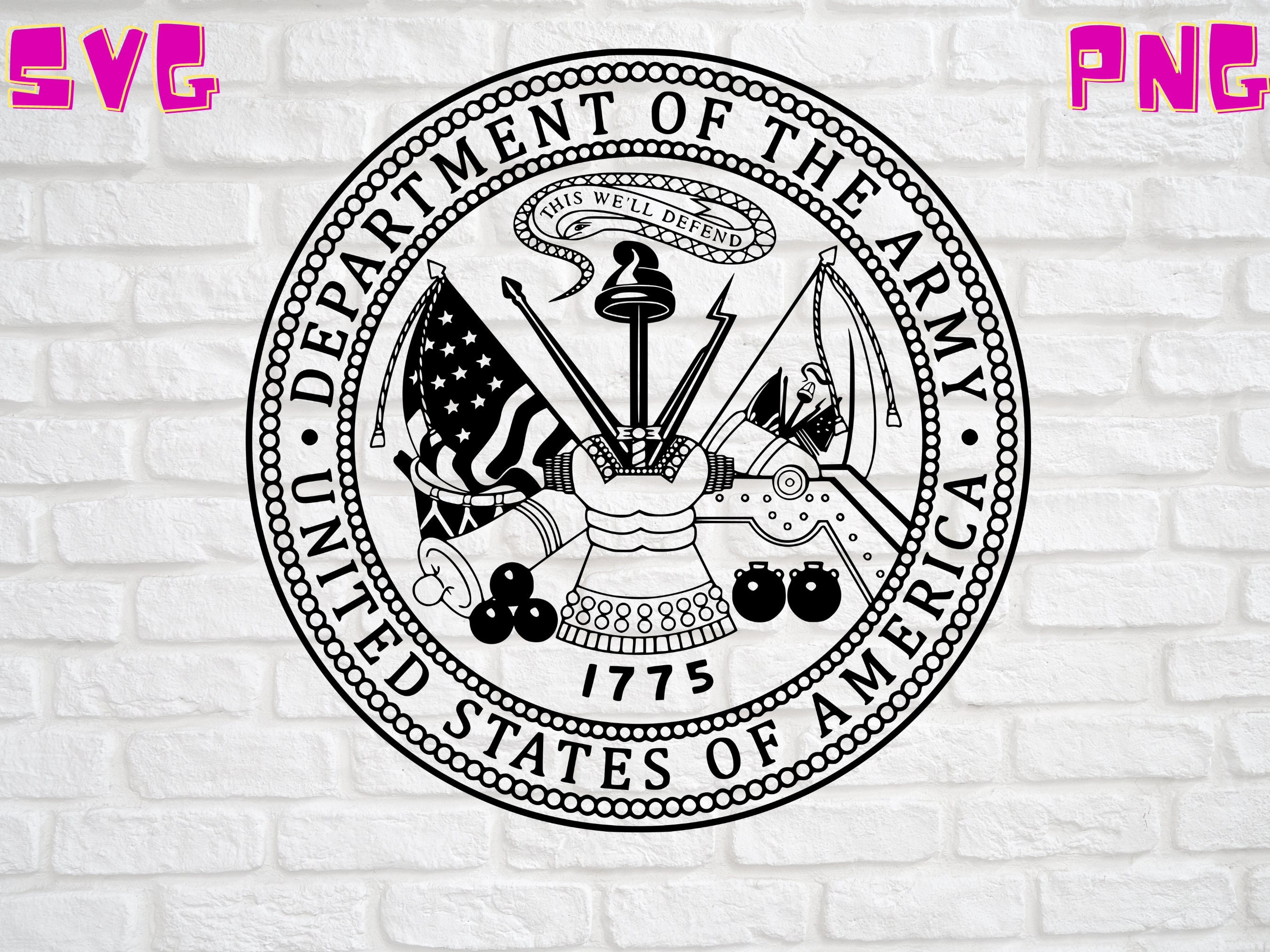 Us Army Seal Svg