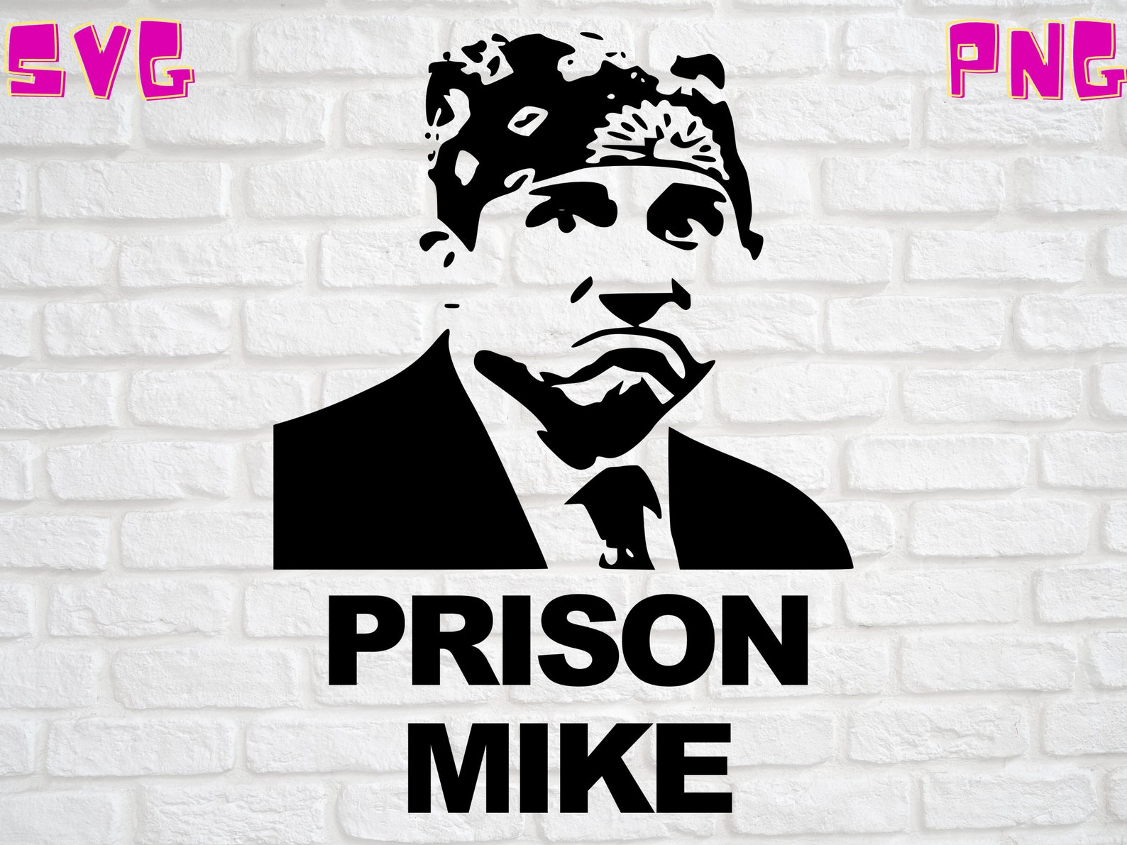 The Office Prison Mike SVG Digital File Only SVG png Cricut | Etsy