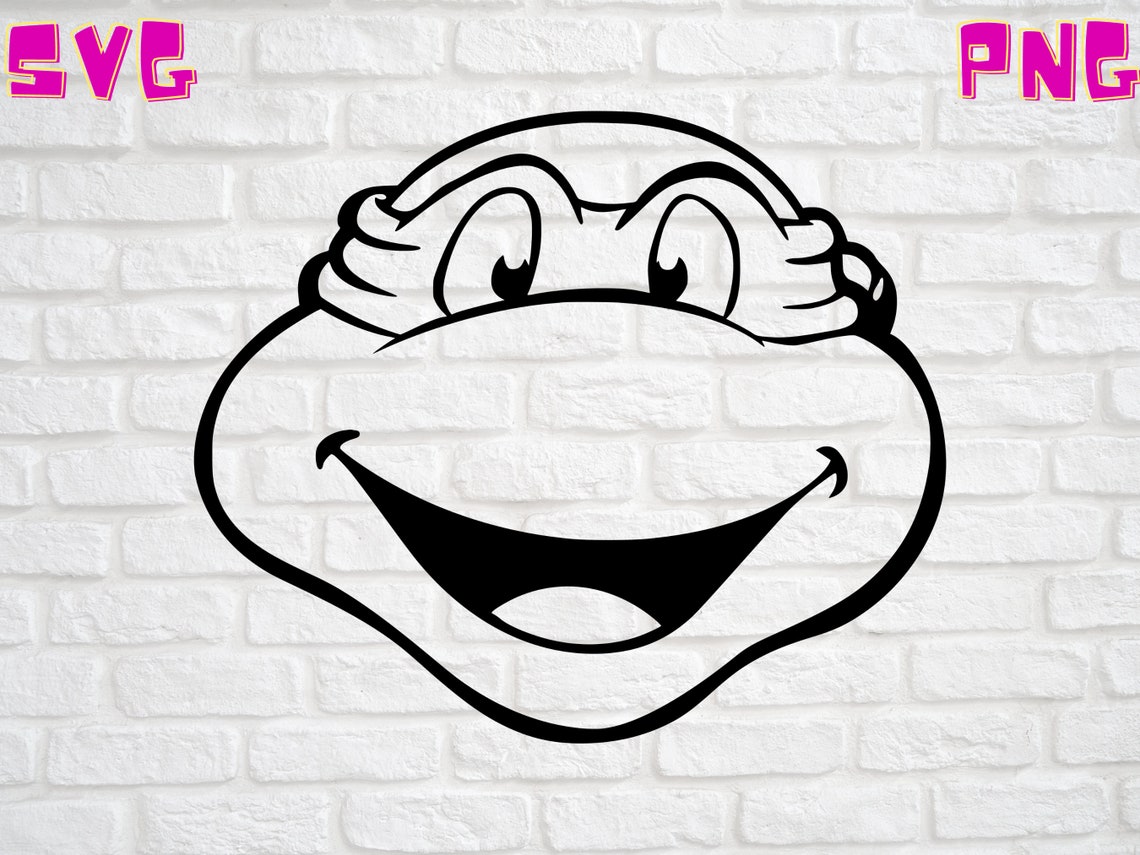 Teenage Mutant Ninja Turtles mask SVG Digital File Only SVG | Etsy
