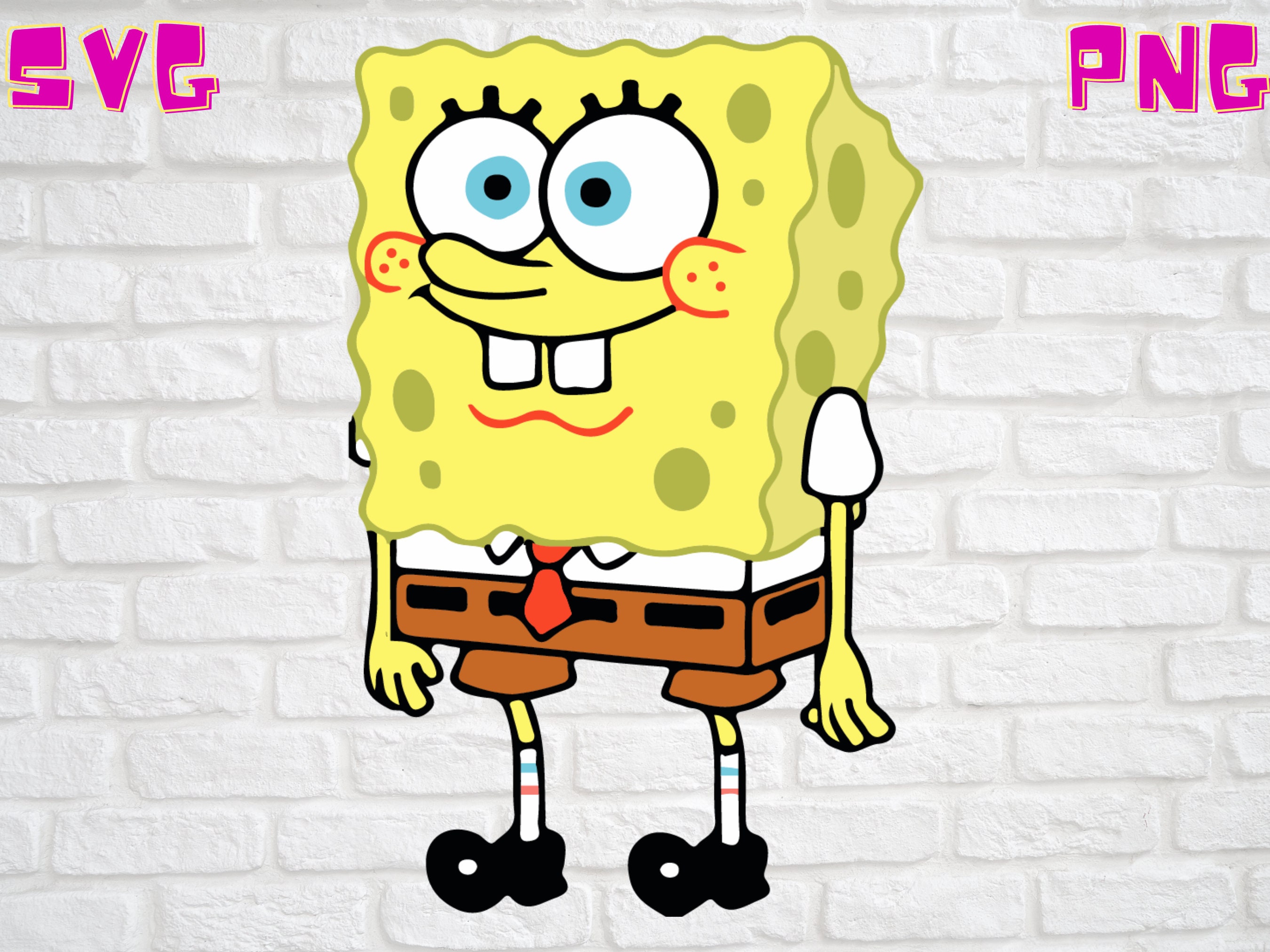 SpongeBob SquarePants SVG Digital File Only SVG png Cricut | Etsy