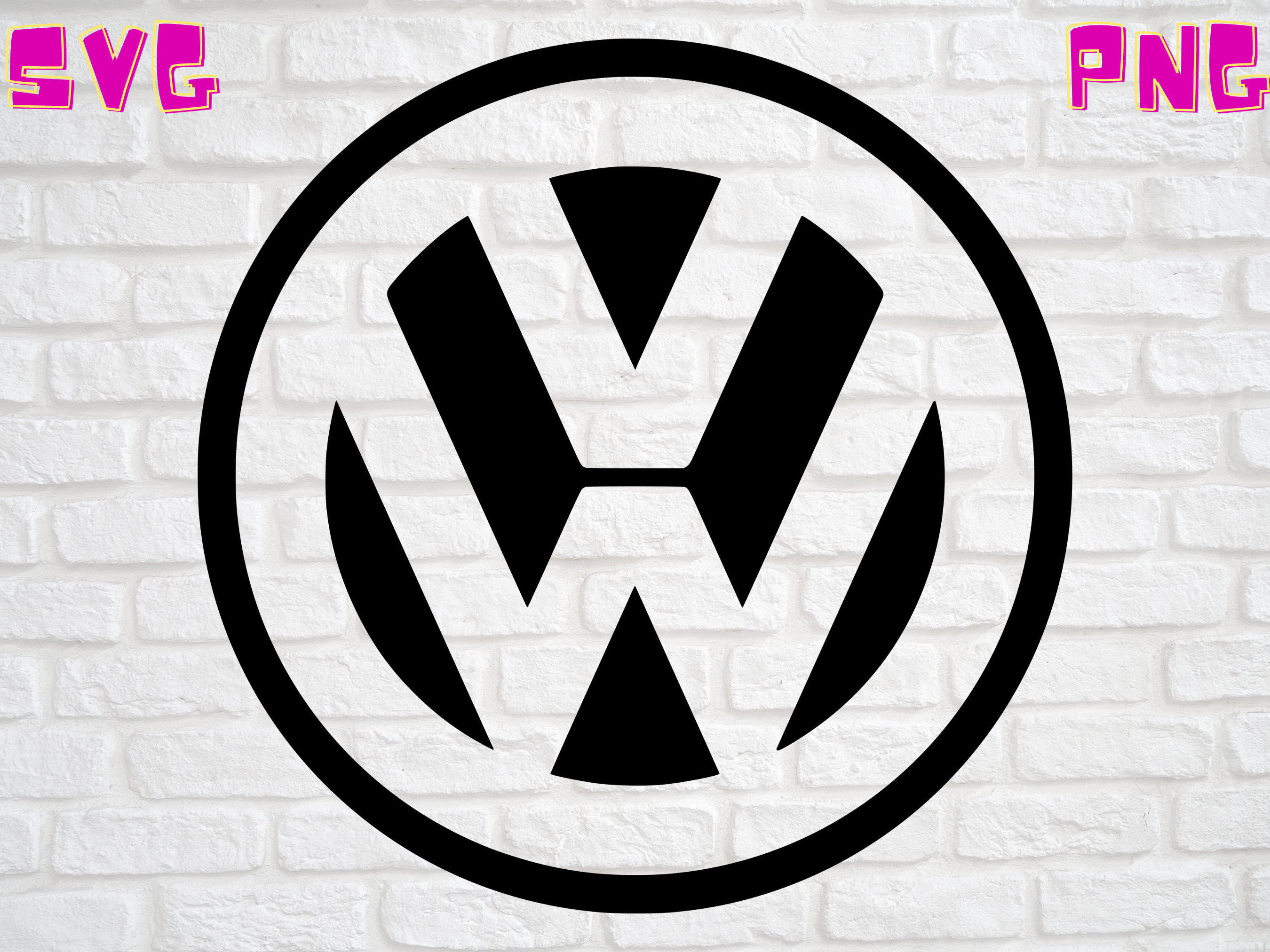 VW Volkswagen Emblem Logo SVG Digital File Only SVG png | Etsy