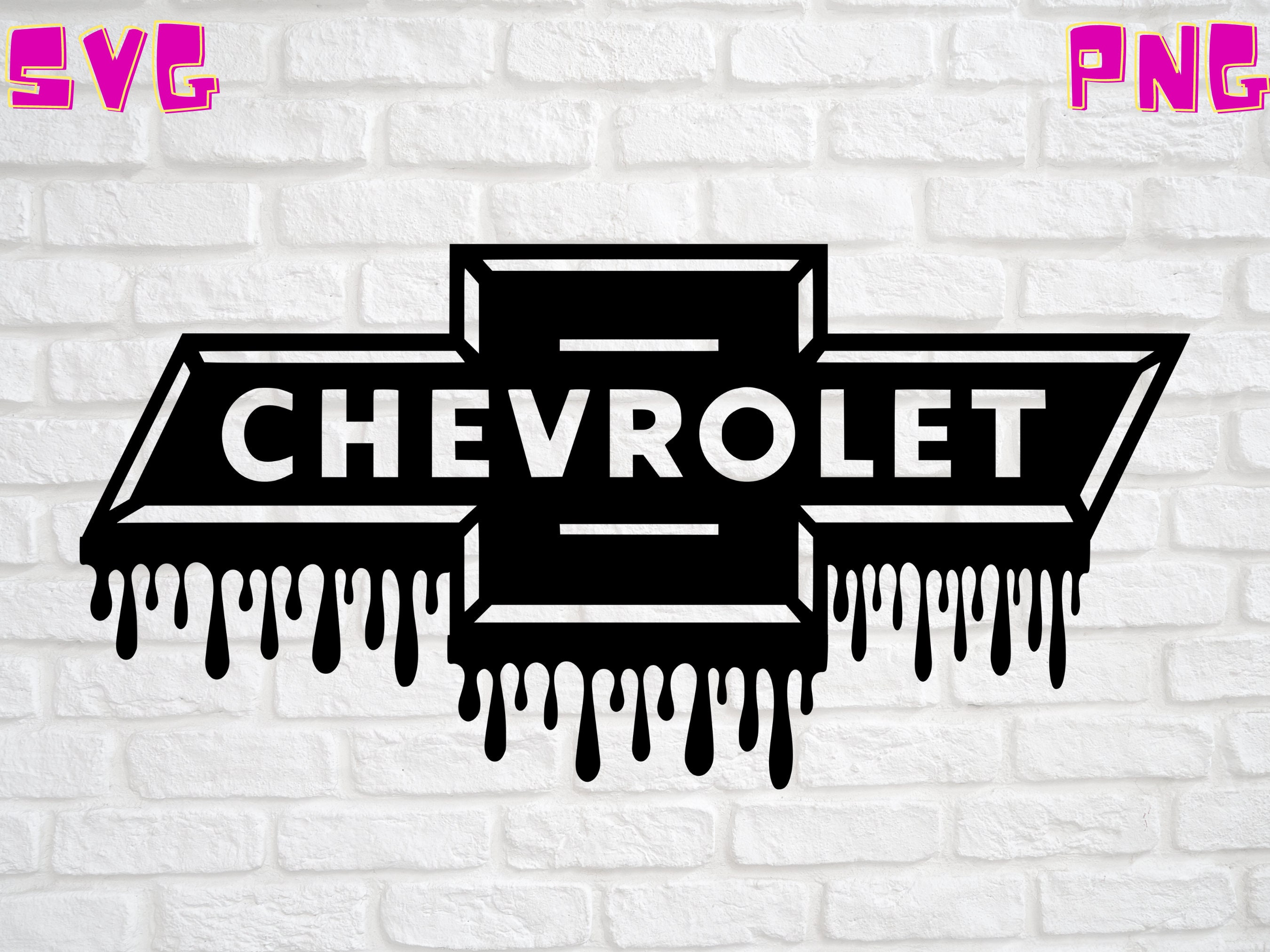1930 Chevy Bowtie Drip Logo SVG Digital File Only SVG png | Etsy