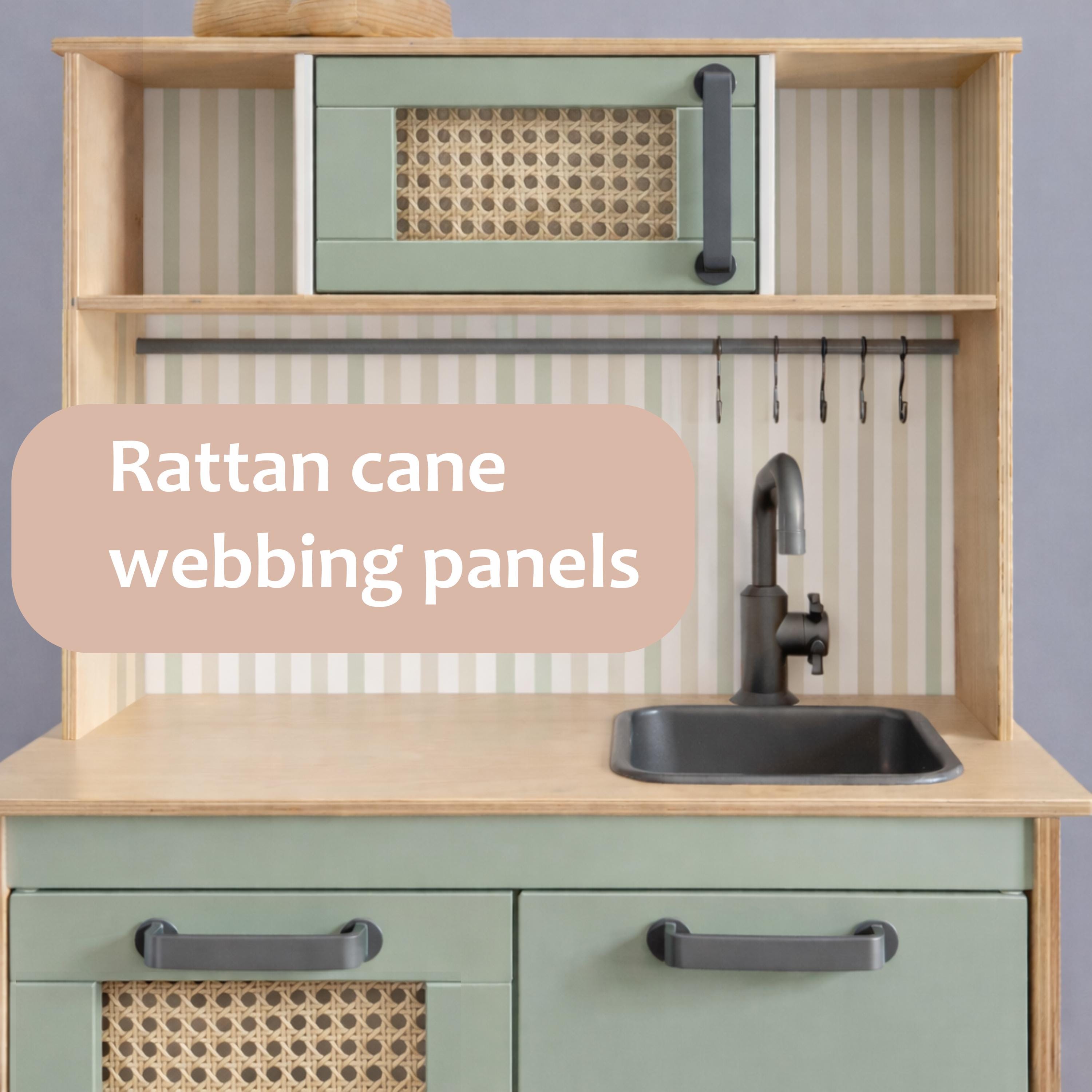 Rattan Cane Webbing Panels for Ikea Duktig Play Kitchen Ikea Duktig ...