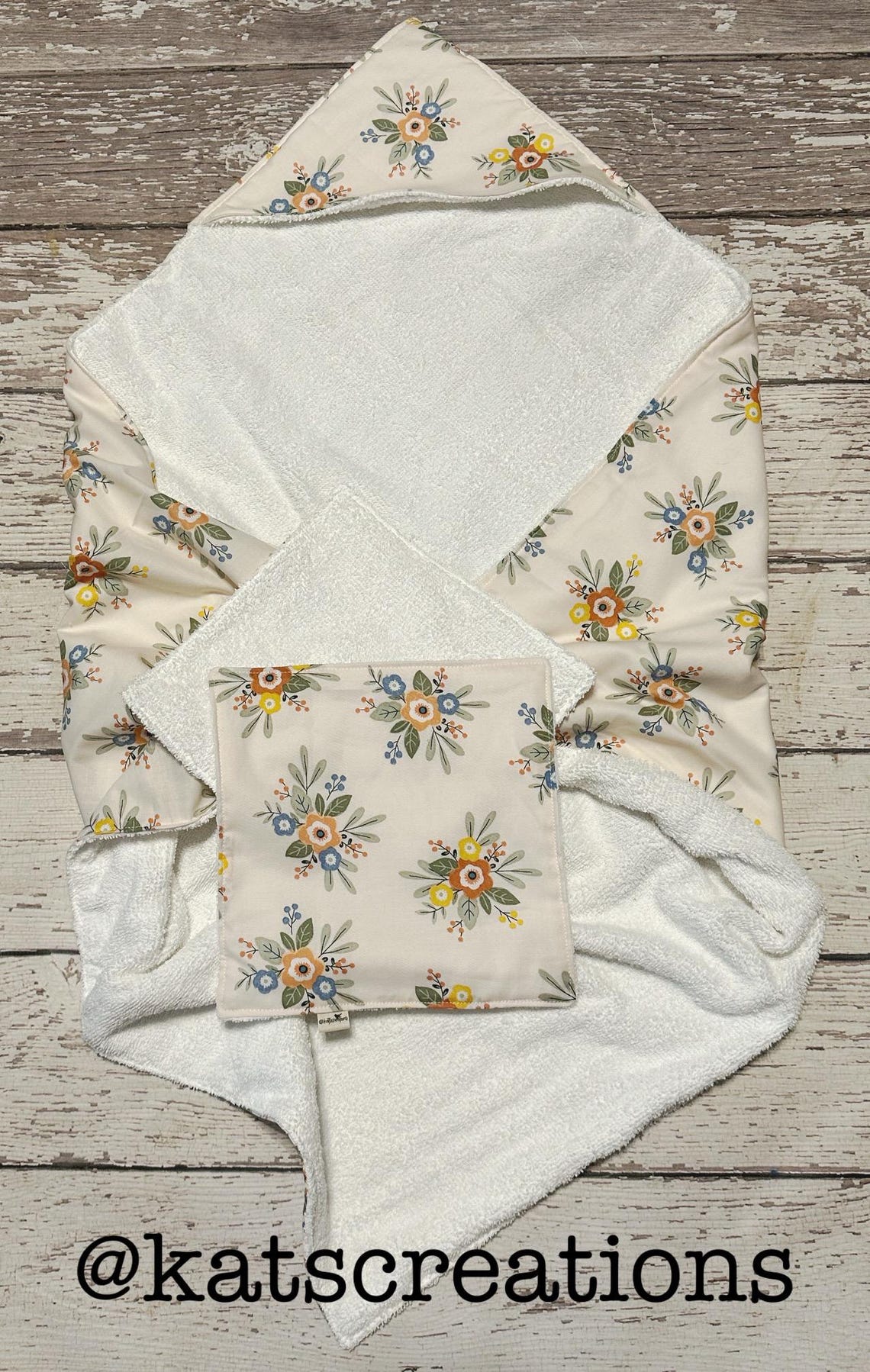 31" Hooded Baby Towel Pattern Digital Baby Towel Sewing Pattern Baby ...