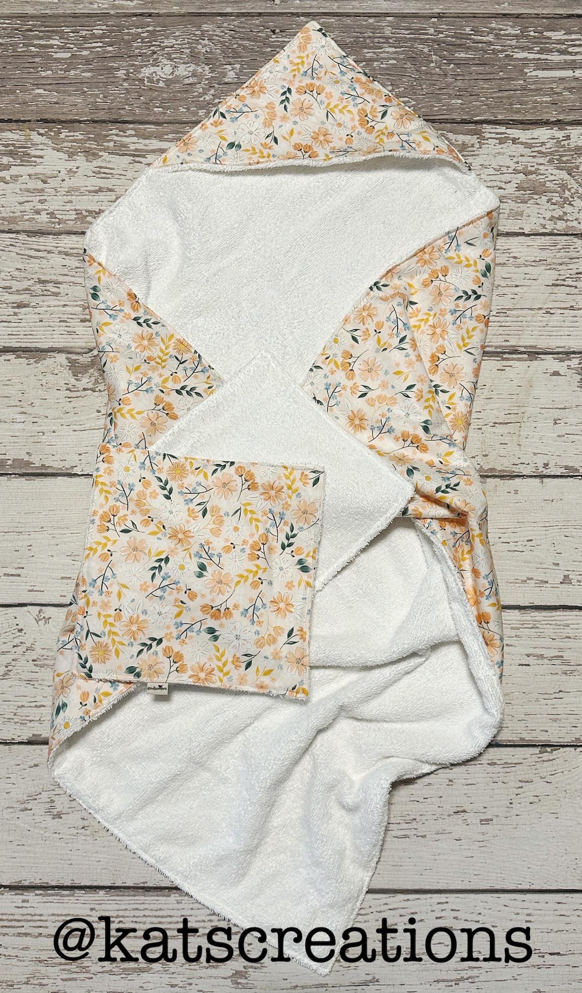 31" Hooded Baby Towel Pattern Digital Baby Towel Sewing Pattern Baby ...