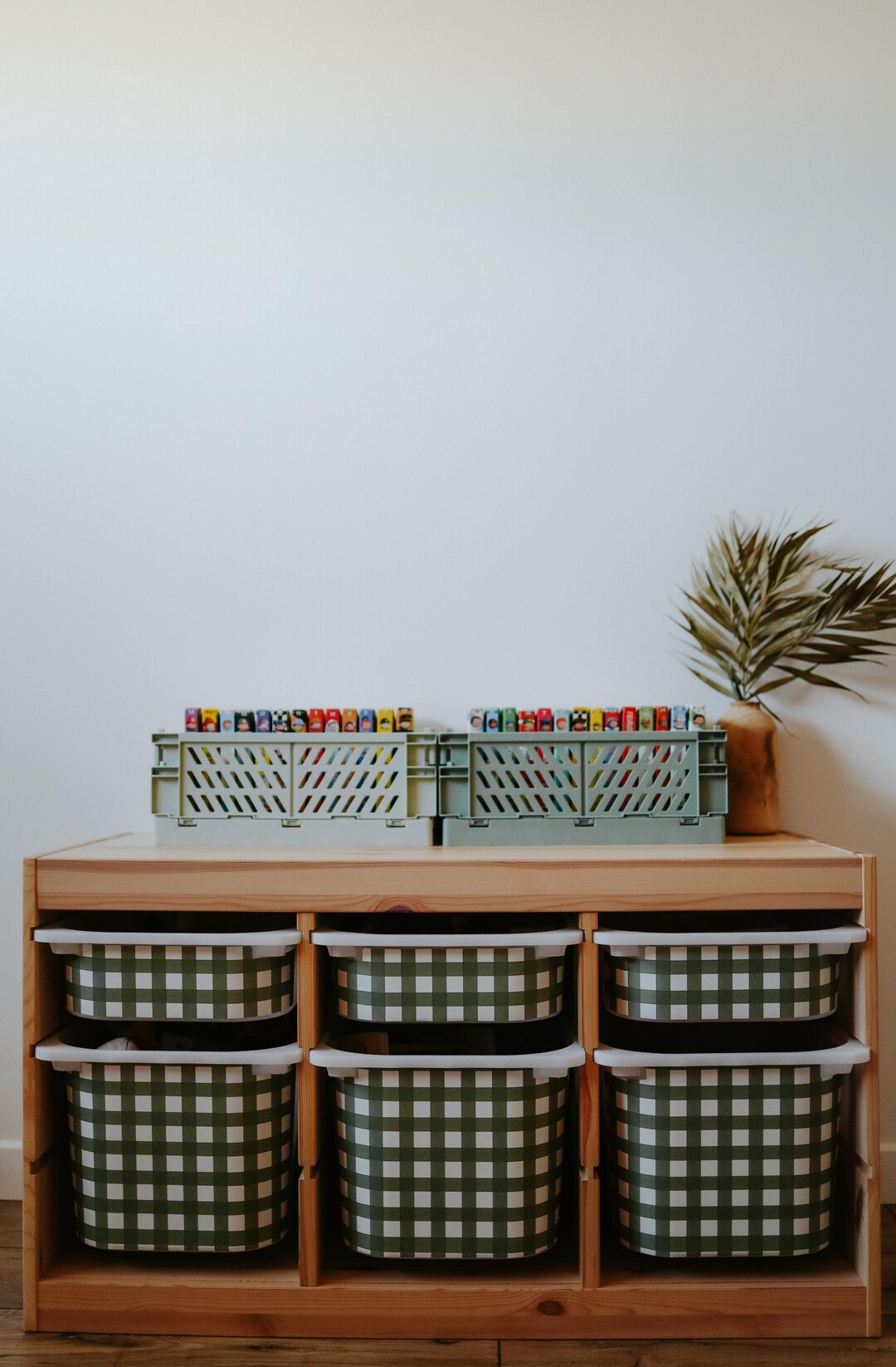 TROFAST Decals Trofast Gingham Sticker IKEA TROFAST Vinyl Wraps Trofast ...