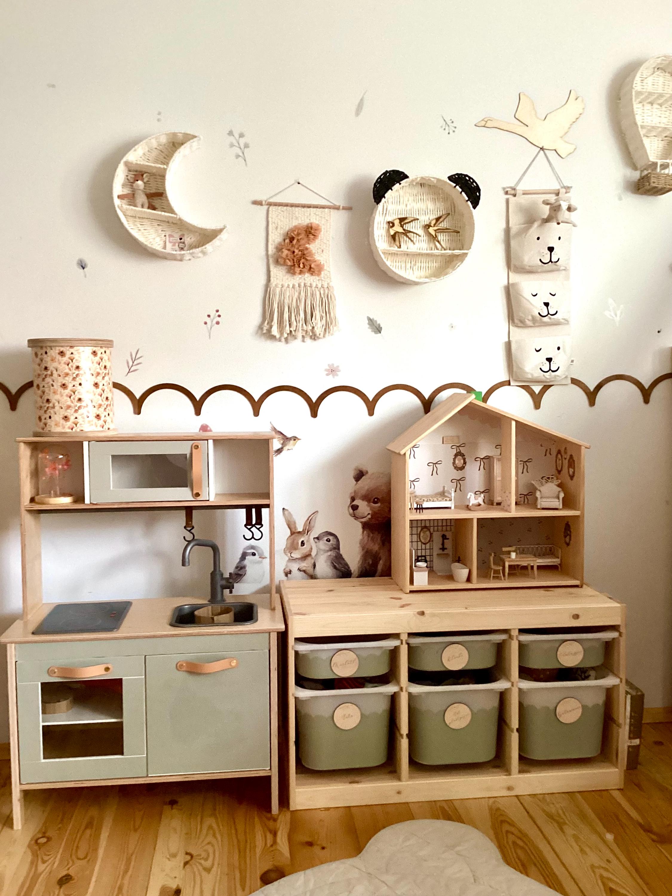 Rattan Cane Webbing Panels for Ikea Duktig Play Kitchen Ikea Duktig ...