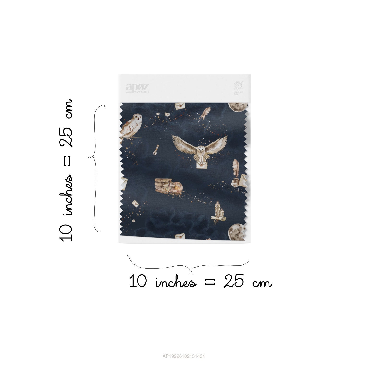 MAGIC Spell Bound Fabric School of Magic Fabric Halloween Fabric Owl ...