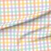 Cottagecore GINGHAM Handdrawn Gingham Fabric Gingham Pastel Color ...