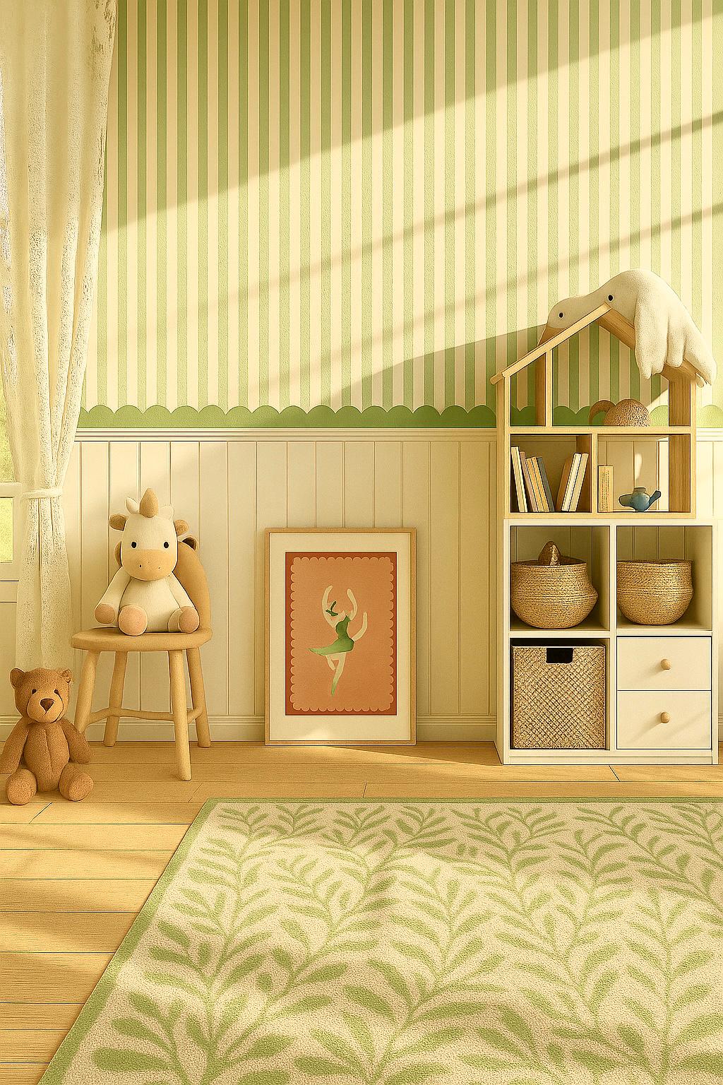Scallops Wall Decal Scallop Wall Border Scallops Wall Sticker Scalloped ...