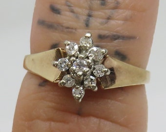 Star Cluster Diamond Ring - Etsy