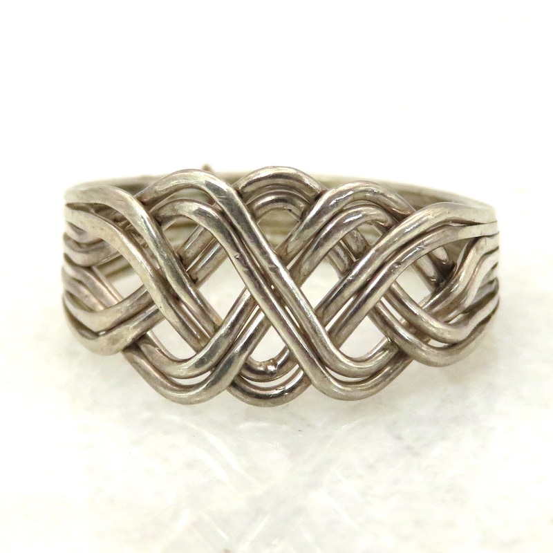 Puzzle Ring - Etsy