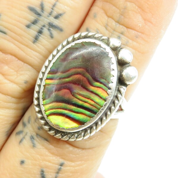 Abalone Ring - Etsy