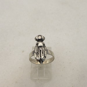 Vintage Sterling Silver Bug Beetle Ring - Etsy