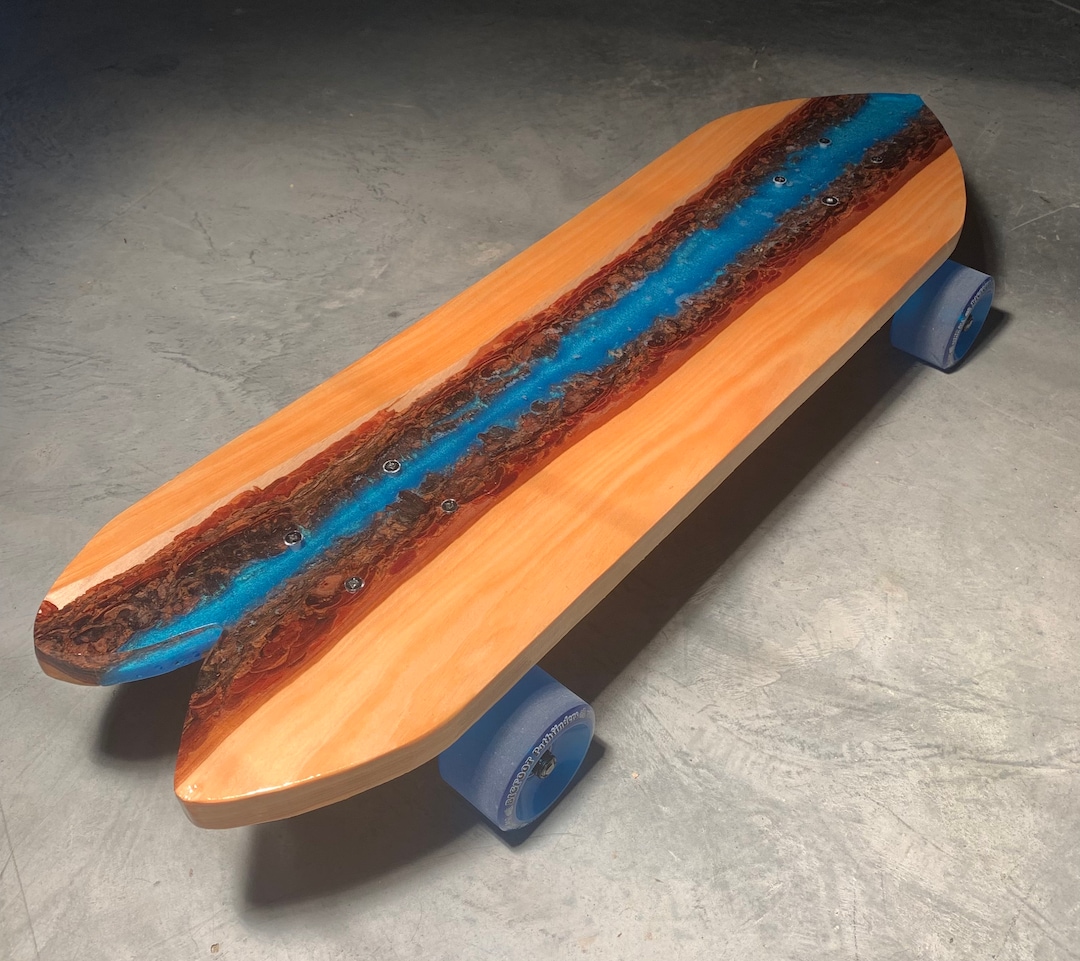 Custom Pine Wood Epoxy River Longboard - Etsy UK
