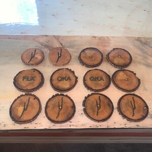 Live Edge Wood Coasters - Etsy