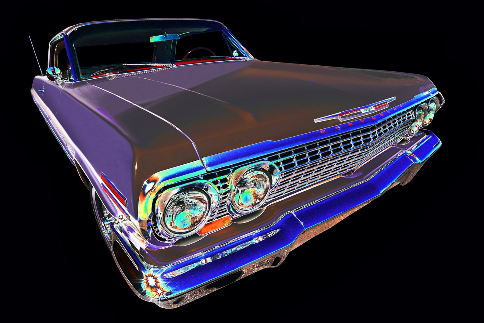 Car-toons #1876 1963 Chevy Impala - Etsy