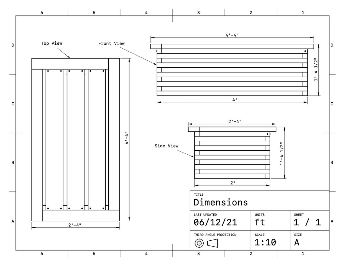 Rectangular Garden Planter Box, Step by Step Plans | 2ft by 4ft Size ... Rectangular Garden Planter Box, Step by Step Plans | 2ft by 4ft Size ...