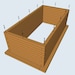 Rectangular Garden Planter Box, Step by Step Plans | 2ft by 4ft Size ...