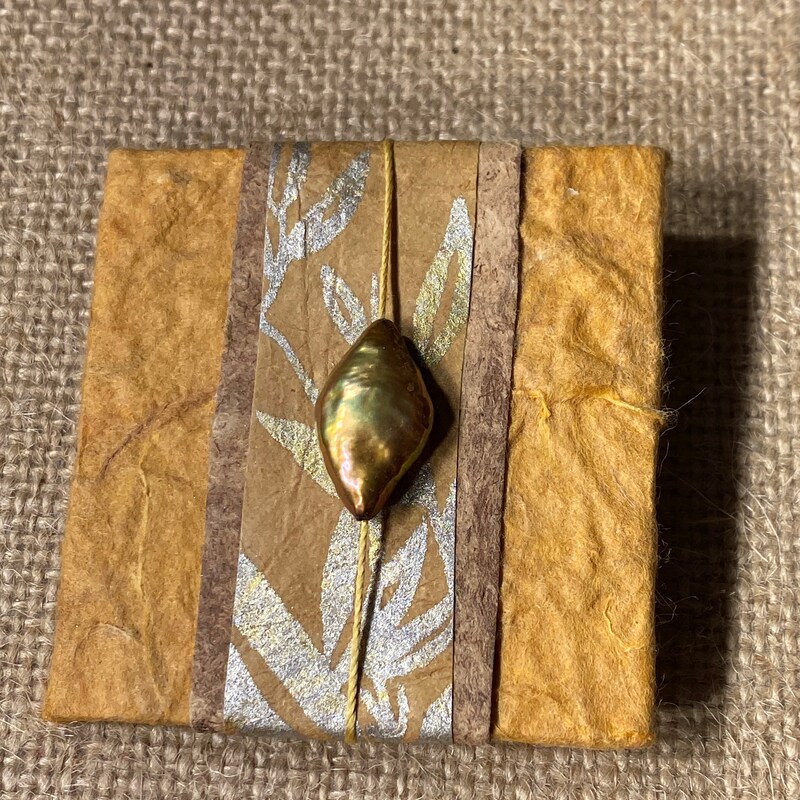 Paper Mache Brooch - Etsy