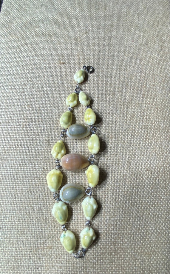 Vintage sterling seashell - Gem