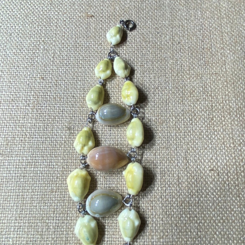 Silver Seashell Bracelet - Etsy