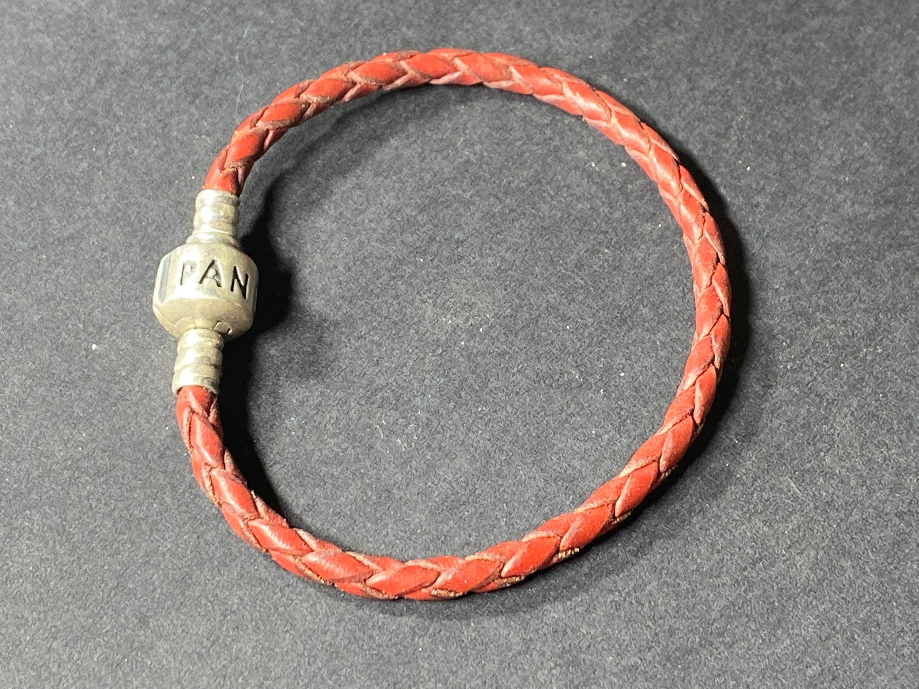 Pandora Leather Bracelet Red