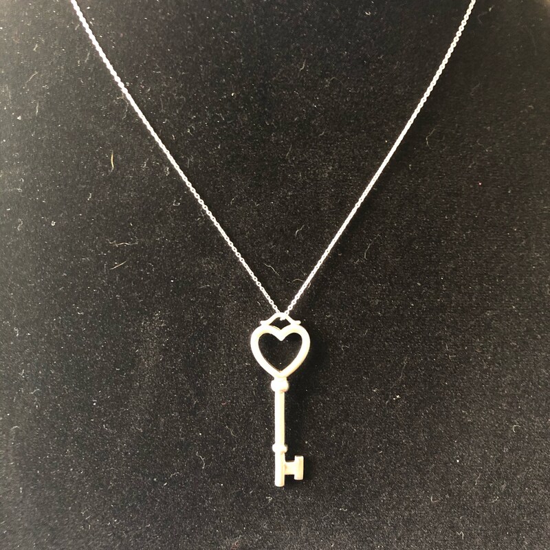 Heart Key Necklace - Etsy