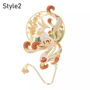 Japanese Style Gold Brass Metal Bookmark Gift or Present for - Etsy