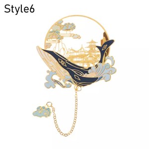 Japanese Style Gold Brass Metal Bookmark Gift or Present for - Etsy