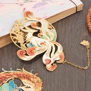 Japanese Style Gold Brass Metal Bookmark Gift or Present for - Etsy