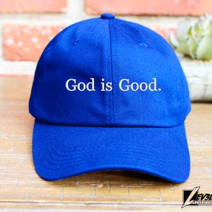God is Good Embroidered Low Profile Adjustable Baseball Cap Dad Hat ...