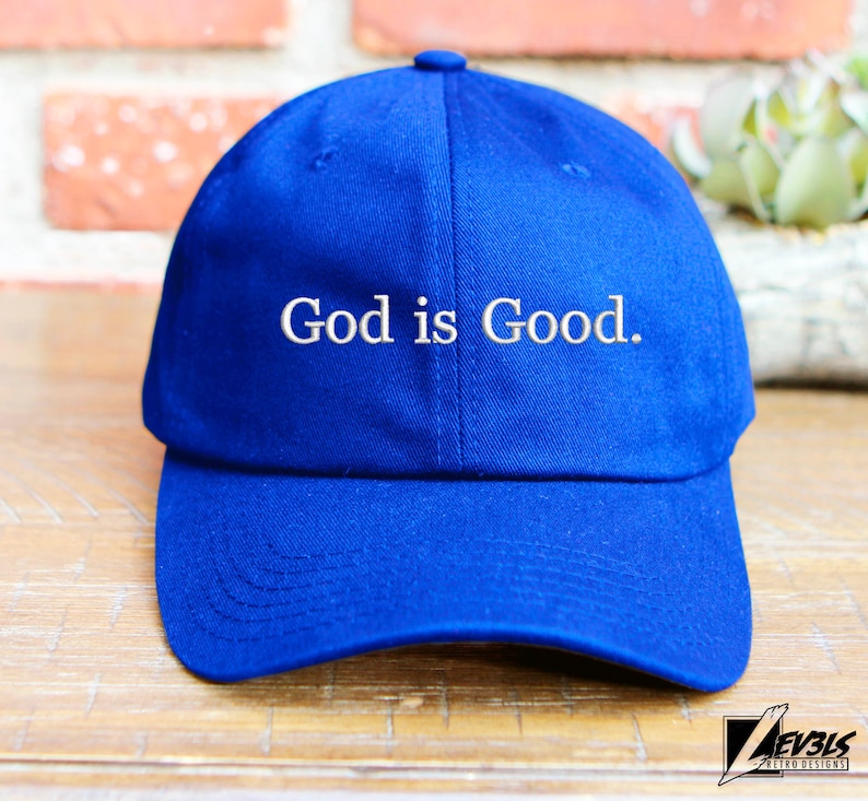 God is Good Embroidered Low Profile Adjustable Baseball Cap Dad Hat ...