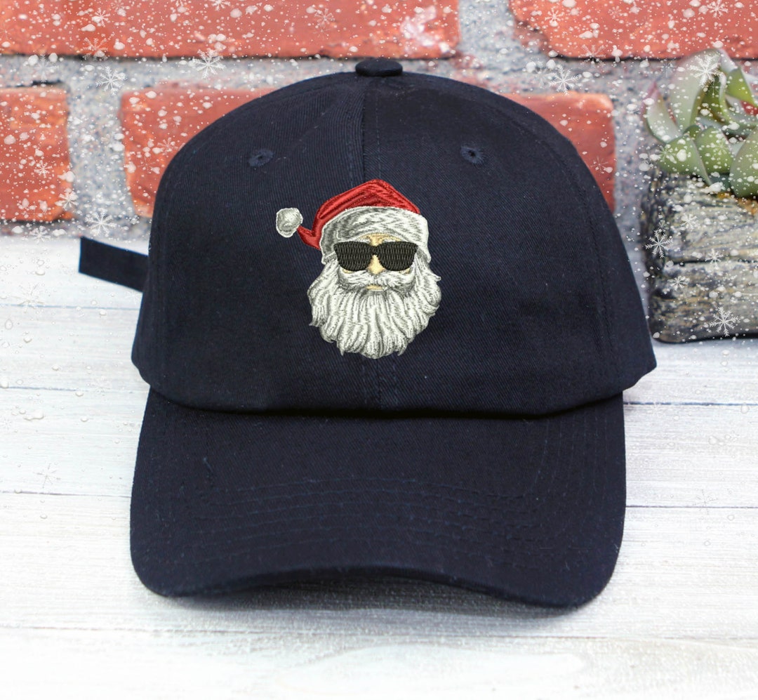 Cool Santa Claus Embroidered Low Profile Baseball Cap Christmas Cap ...