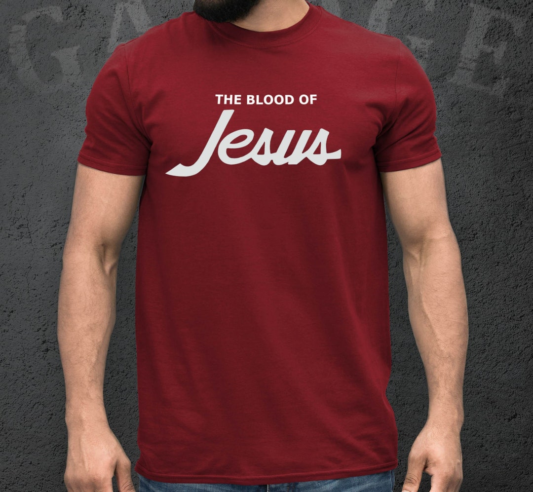 The Blood of Jesus T-shirt Christian Wear | Cross | Jesus Christ - Etsy