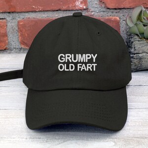 Grumpy Old Fart Embroidered Baseball Unisex Cap Low Profile ...