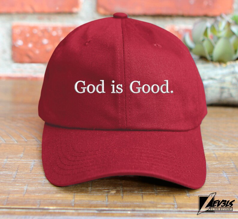 God is Good Embroidered Low Profile Adjustable Baseball Cap - Etsy