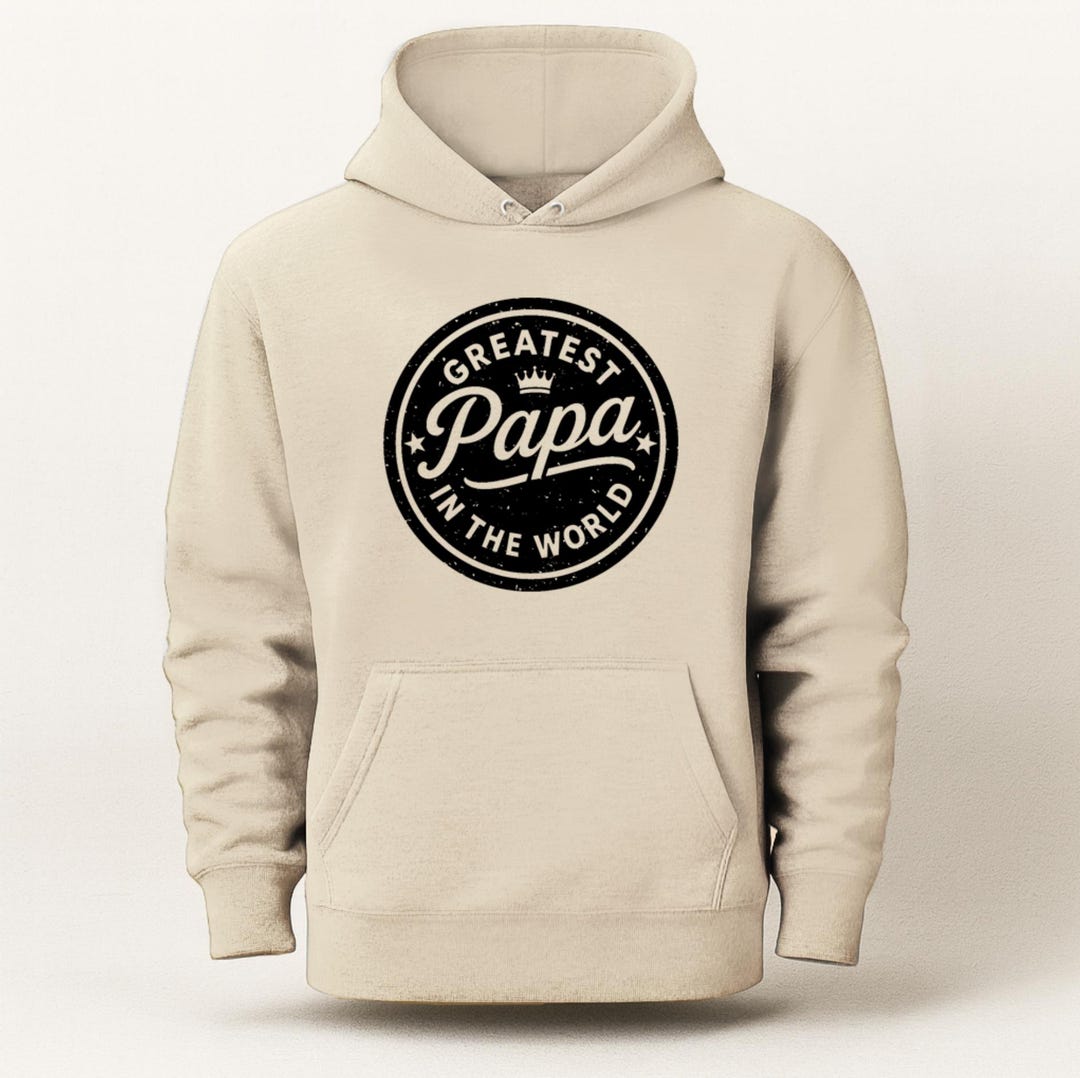 Greatest Papa in the World Hoodie Gift for Dad - Etsy