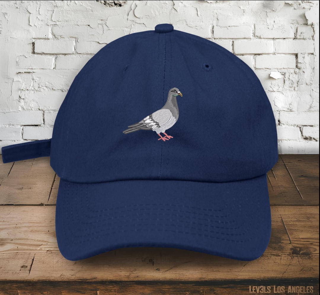 Pigeon Embroidered Low Profile Baseball Cap I City Pigeon | Bird Lover ...