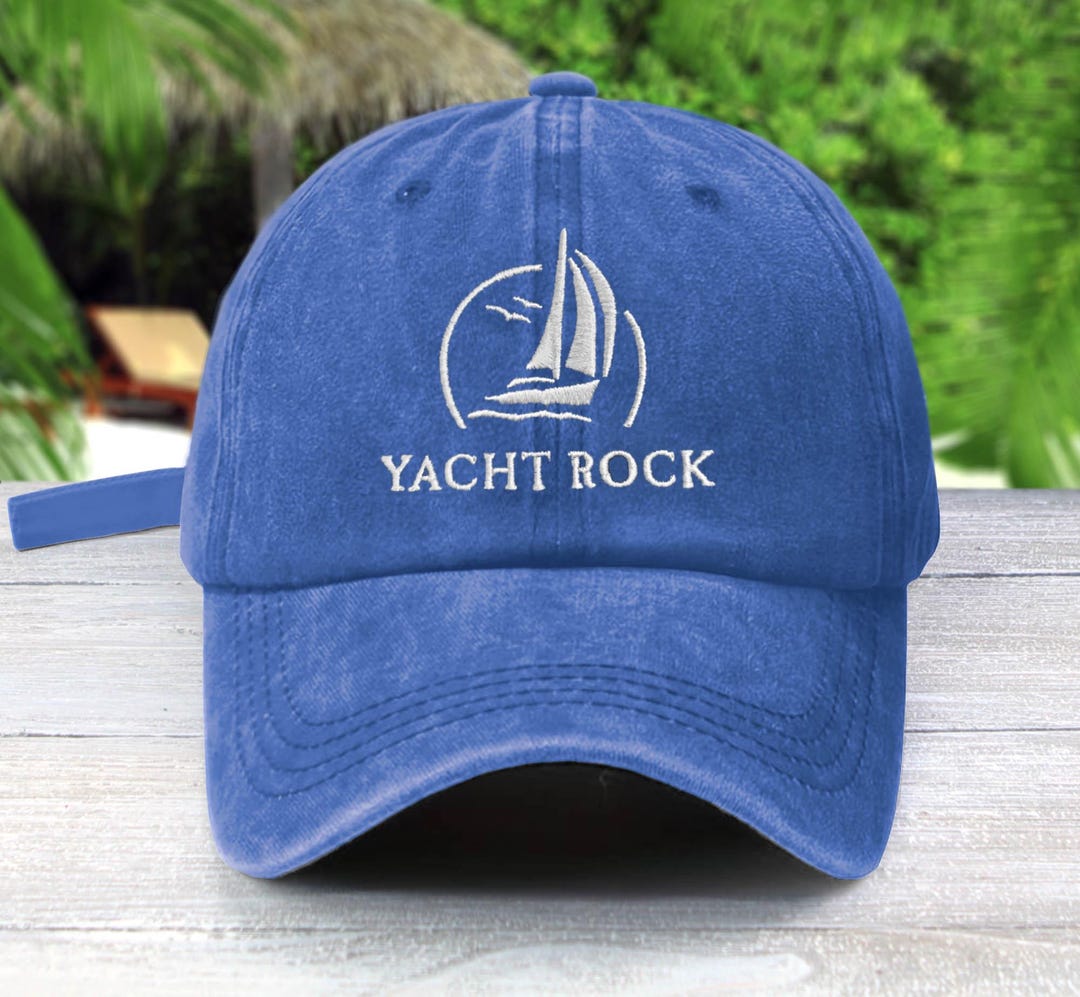 Yacht Rock | Embroidered | Unconstructed Baseball Cap | DJ Music Lover ...