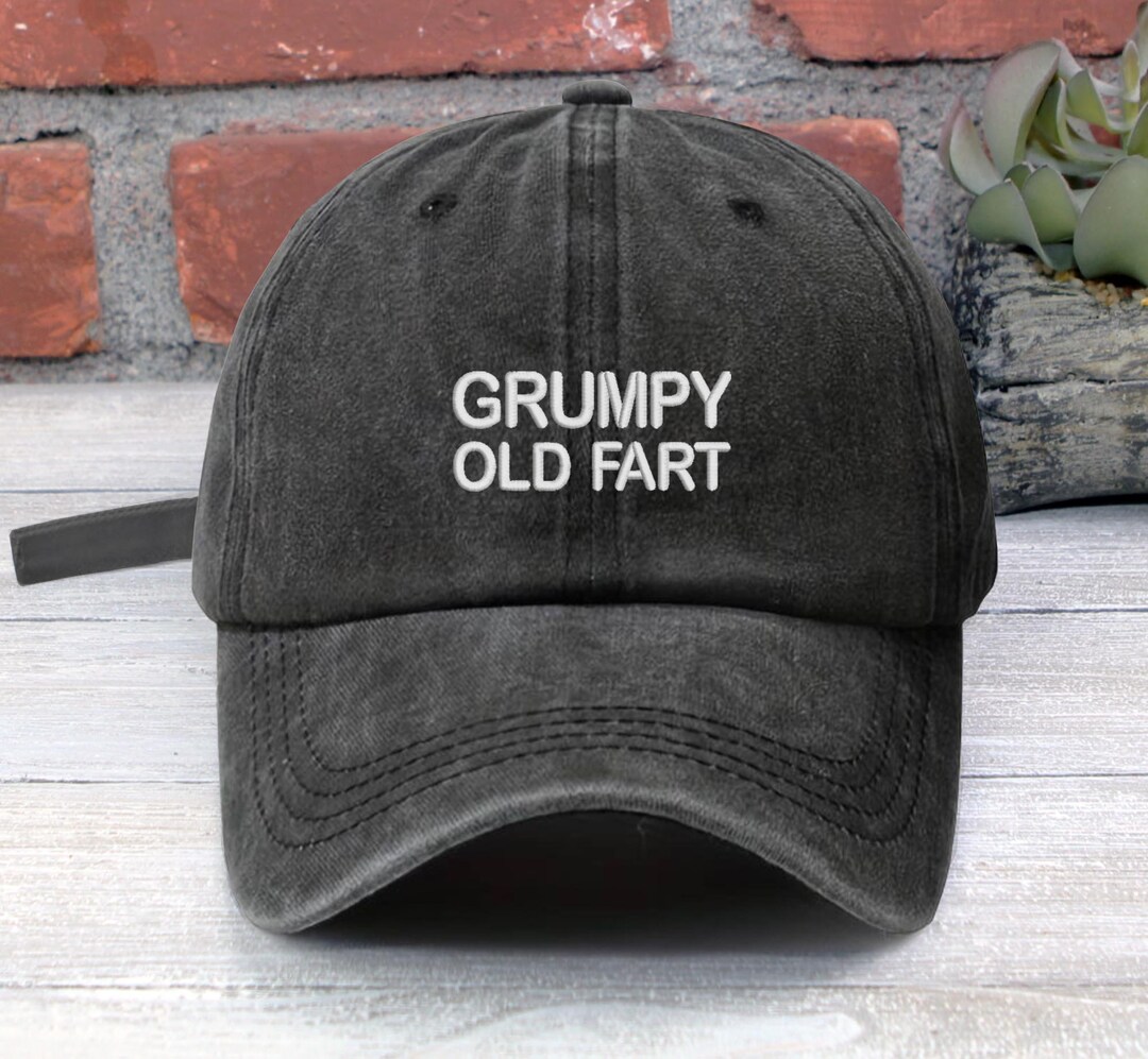 Grumpy Old Fart Embroidered Baseball Unisex Cap Low Profile ...